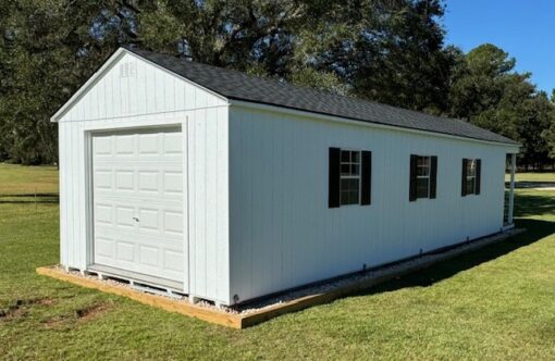 14x40 Gable with Garage - Florida Shed Outlet